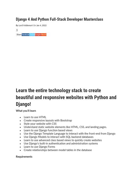 Learn The Entire Technology Stack To Create Beautiful And Responsive