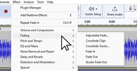 How To Fade In Fade Out And Crossfade In Audacity Envato Tuts