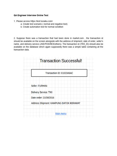Qa Engineer Interview Online Test Pdf