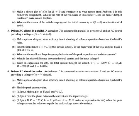 Solved A Capacitor C Is Connected To An Inductor L Chegg Com