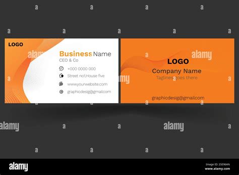 Business Card Design Stock Vector Image And Art Alamy