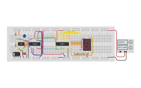 Circuit Design 7493 Counter 0 F With Cd4511 Reset 0 9 Tinkercad