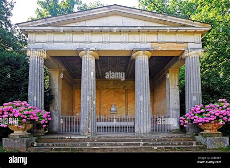 Porticus In Memory Of Queen Luise Pfaueninsel Berlin Germany Stock