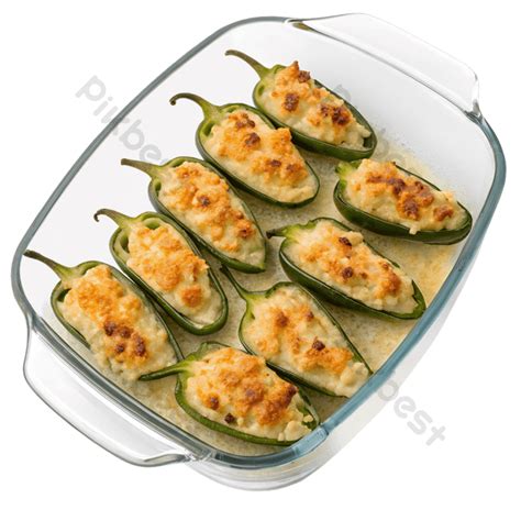 구운 할라 페노 포퍼 치즈 전채 요리 일러스트 Png Png 무료 다운로드 Pikbest