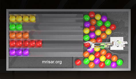 robotic color sorting 5 finger robot arm exhibit mrisar