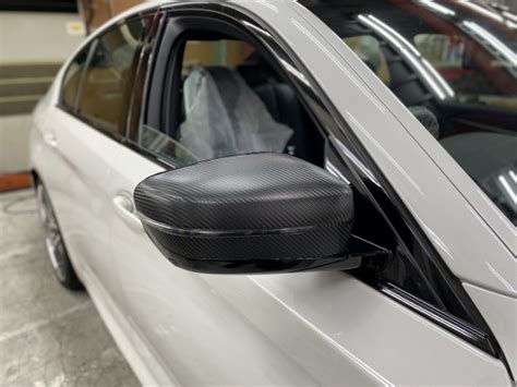 BMW G30 ルーフラッピングドアミラー施工