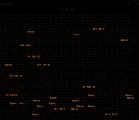 Artist Info Html Ampersand Decoding · Issue 303 · Ncmpcpp Ncmpcpp
