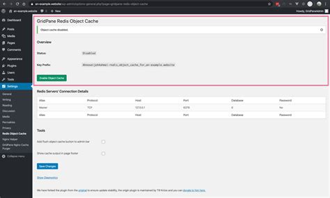 Using Gridpane Redis Object Caching Gridpane