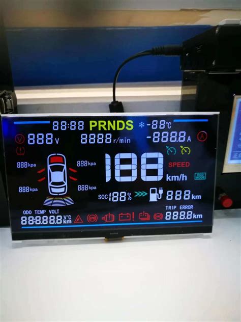 Low Power Consumption Lcd 7 Segment Display Model Tn Htn Stn Fstn Btn