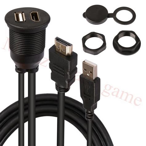 1M Waterdichte Dash Inbouw USB2 0 Hdmi Man Vrouw V Vicedeal