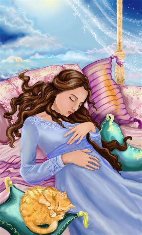 Иллюстрация Спящая красавица в стиле классика