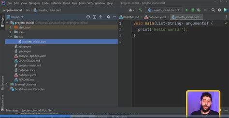 Erro Ao Criar Um Projeto No Intellij Dart Criando E Manipulando Variáveis E Listas Alura