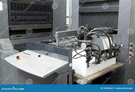 Detail Sheet Feeder For Offset Printing Machine Stock Photo Image Of Machinery Print