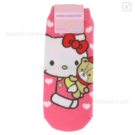 Japan Sanrio Socks Hello Kitty And Tiny Chum Friend Love Kawaii Limited