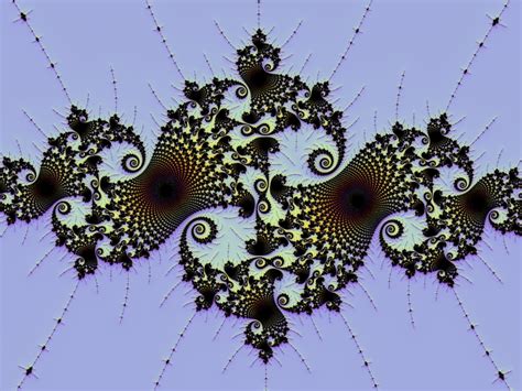 the following pictures show sections of julia sets for the iteration z → z 2 c for various c