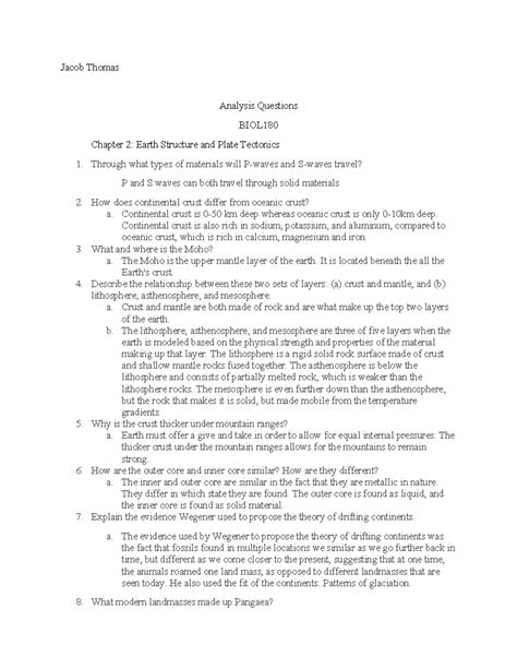 Chapter 2 And 3 Analysis Questions 1 Jacob Thomas Analysis Questions