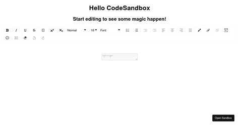 React Draft Wysiwyg Test Codesandbox