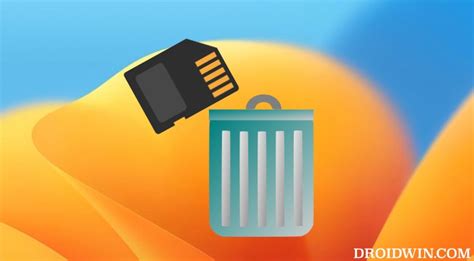 Cannot Delete Sd Card Files From Bin On Ventura [fixed]