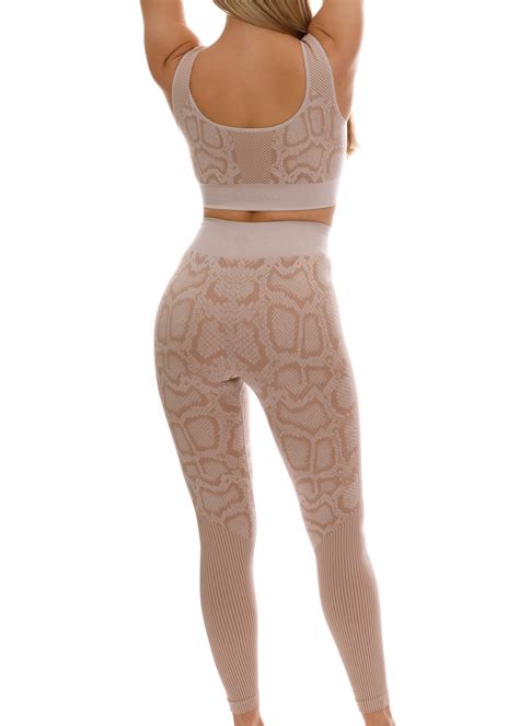 Python Print Seamless Nude Gym Set