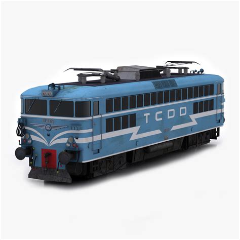 TCDD E 40015电力机车 3D模型 99 max obj fbx 3ds Free3D