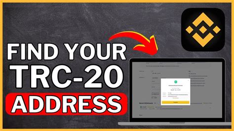 How To Find The TRC Address In Binance Binance Tutorial YouTube