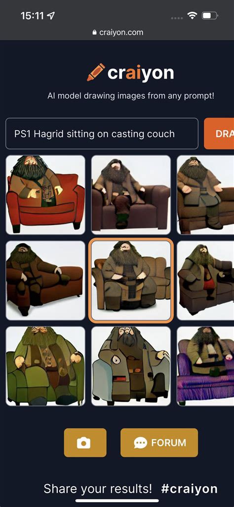 Ps1 Hagrid Sitting On Casting Couch R Weirddalle