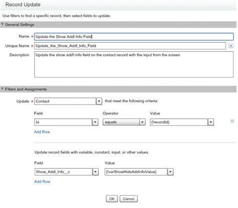 users control whether to show hide info with flow toggle and component