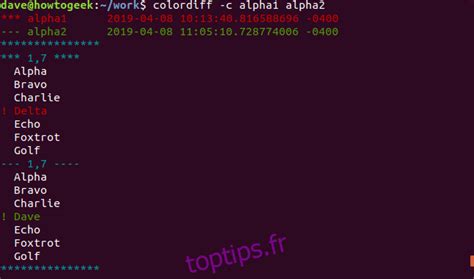 Comment Comparer Deux Fichiers Texte Dans Le Terminal Linux Toptipsfr