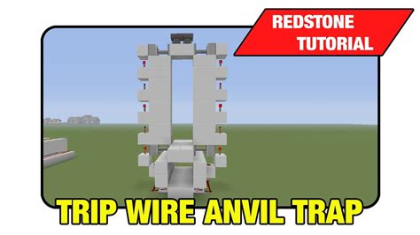 Trip Wire Anvil Trap Tutorial Minecraft Xbox Ps3 Tu15 Youtube