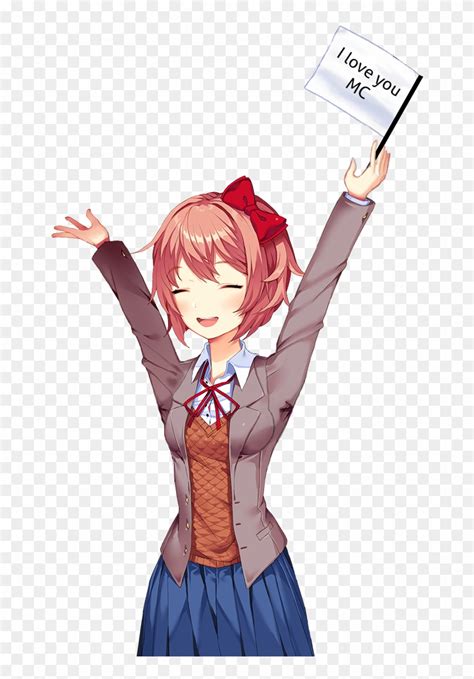 Download Https I Redd It Kz1tmo1k5lg21 Sayori Ddlc Sprites Reddit Clipart Png Download