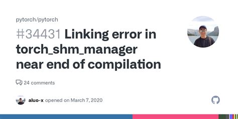 linking error in torch shm manager near end of compilation · issue