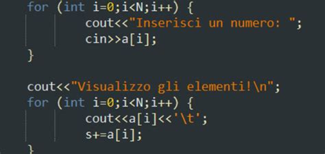 I Vettori In C Caricamento E Visualizzazione Vettori C