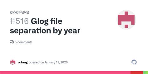 Glog File Separation By Year Issue 516 Google Glog GitHub