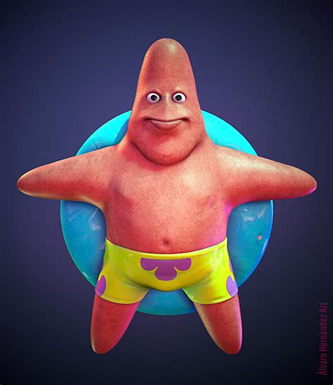 Patrick Stripper Artstation Spongebob Squarepants