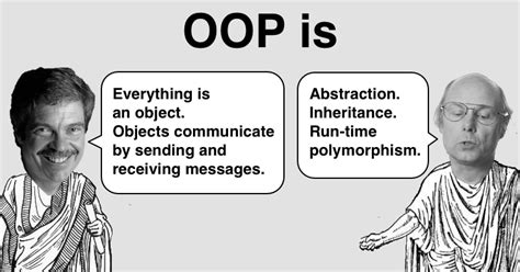 Oop Has Always Been Ambiguously Defined Read The Object Oriented