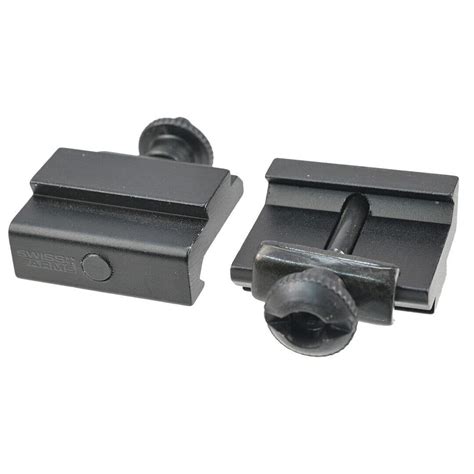 Swiss Arms Weaver To Dovetail Scope Rail Adapter 21mm To 11mm X2