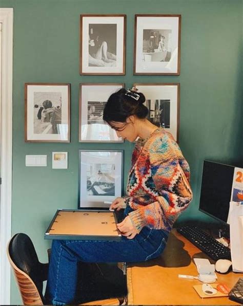 패션엔 기은세 멋진 페도라 센스 만점 집콕 패션