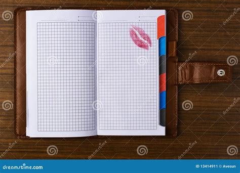 Tabbed Notebook Stock Image Image Of Backdrop Scrap 13414911