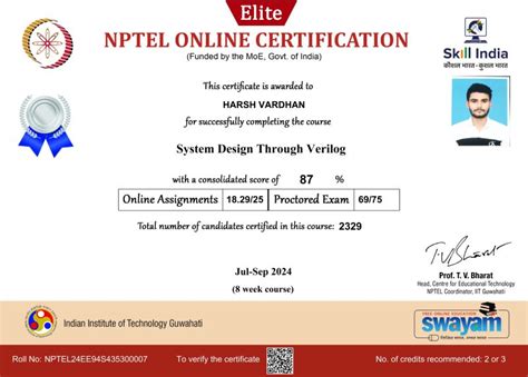Harsh Vardhan On Linkedin Nptel Swayam Certification