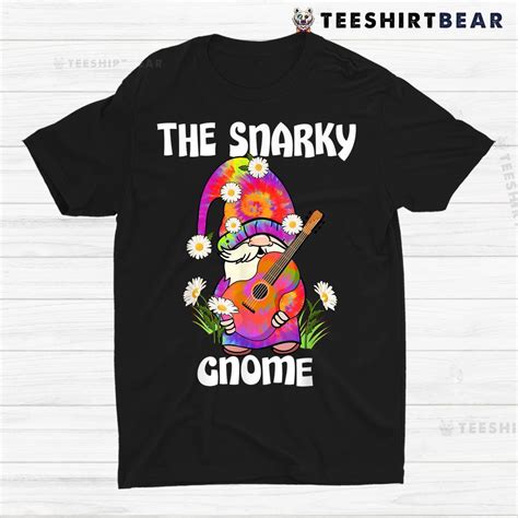 Snarky Gnome Merry Christmas Tie Dye Pajamas Shirt Teeshirtbear