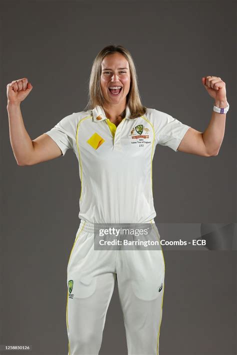 Ellyse Perry Of Australia Poses For A Portrait At Trent Bridge On