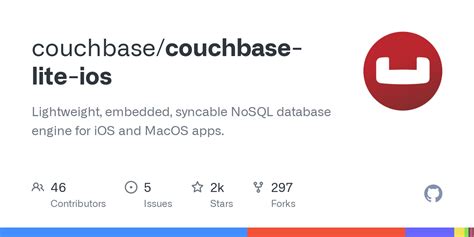 Github Couchbasecouchbase Lite Ios Lightweight Embedded Syncable Nosql Database Engine For