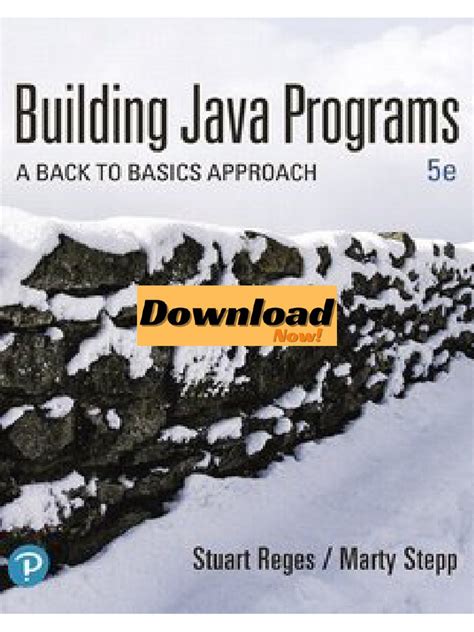 Testbank And Solutions For Building Java Programs A Back To Basics Approach 5th Edition Pdf