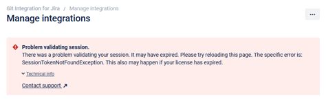 When A Gij License Expires It Shows Up As A Session Error To The User
