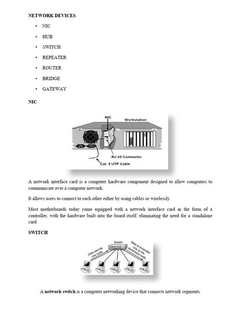 network devices pdf computer network network switch
