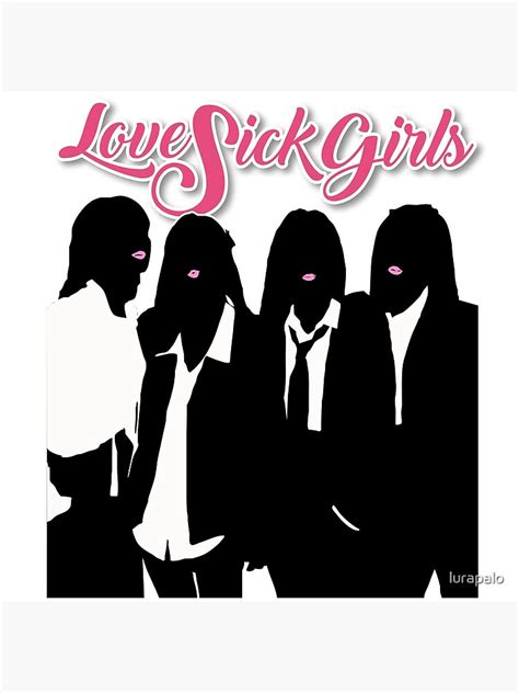 Lovesick Girls Poster By Lurapalo Redbubble