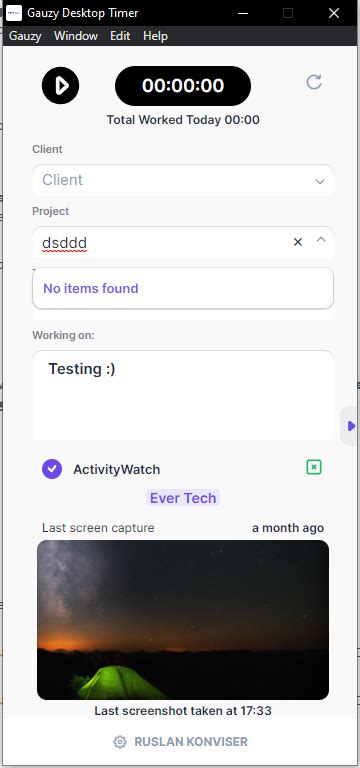 Fix Desktop App Timer Create Projects And Select Them Right Table