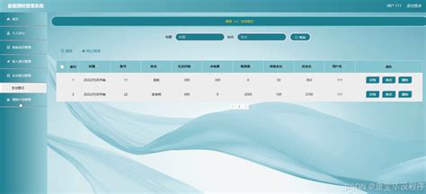springboot毕设 家庭理财管理系统 程序 论文 csdn博客