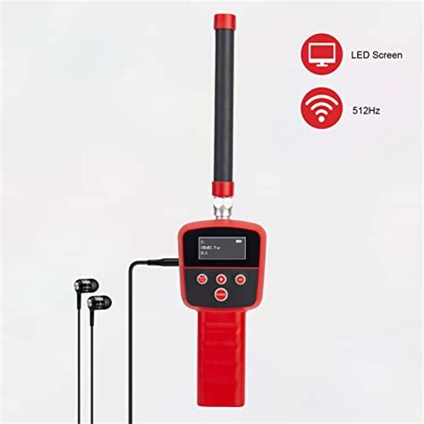 512hz Pipe Locator Receiver Underground Pipeline Tester Locator Sewer Inspection Receiver