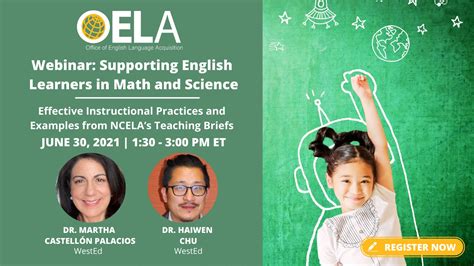 Wested Supporting English Learners In Math And Science ⚛️ Join Westeds El Experts Dr Haiwen